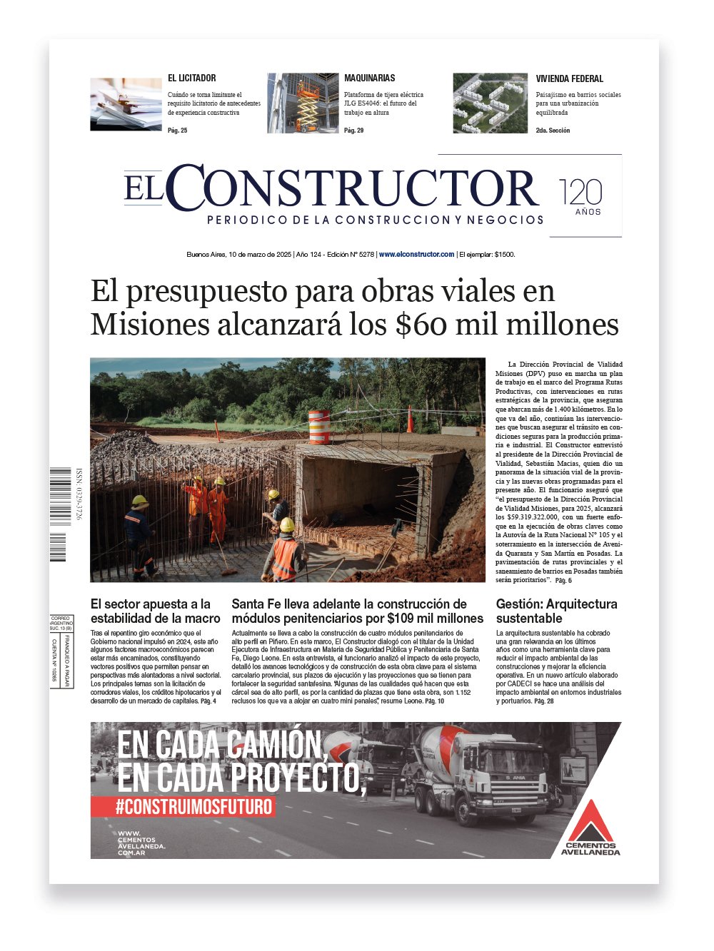 El Constructor 5278 | El Constructor - Periódico de la construcción y ...